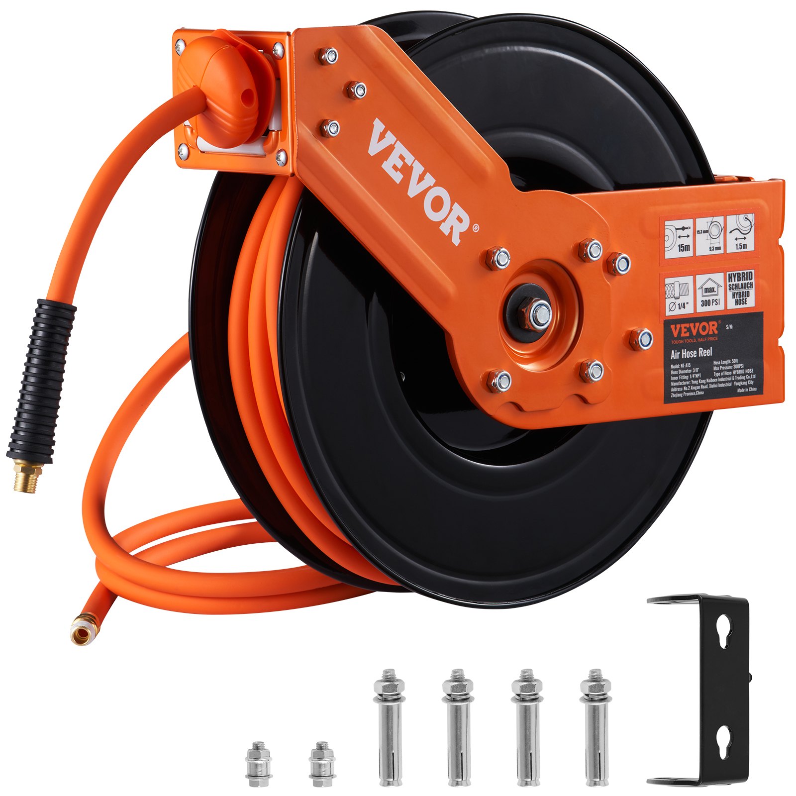 VEVOR Retractable Air Hose Reel Review: The Ultimate Workshop Companion ...